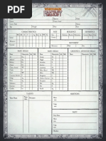 WFRP 4e Cheatsheets | PDF | Wound