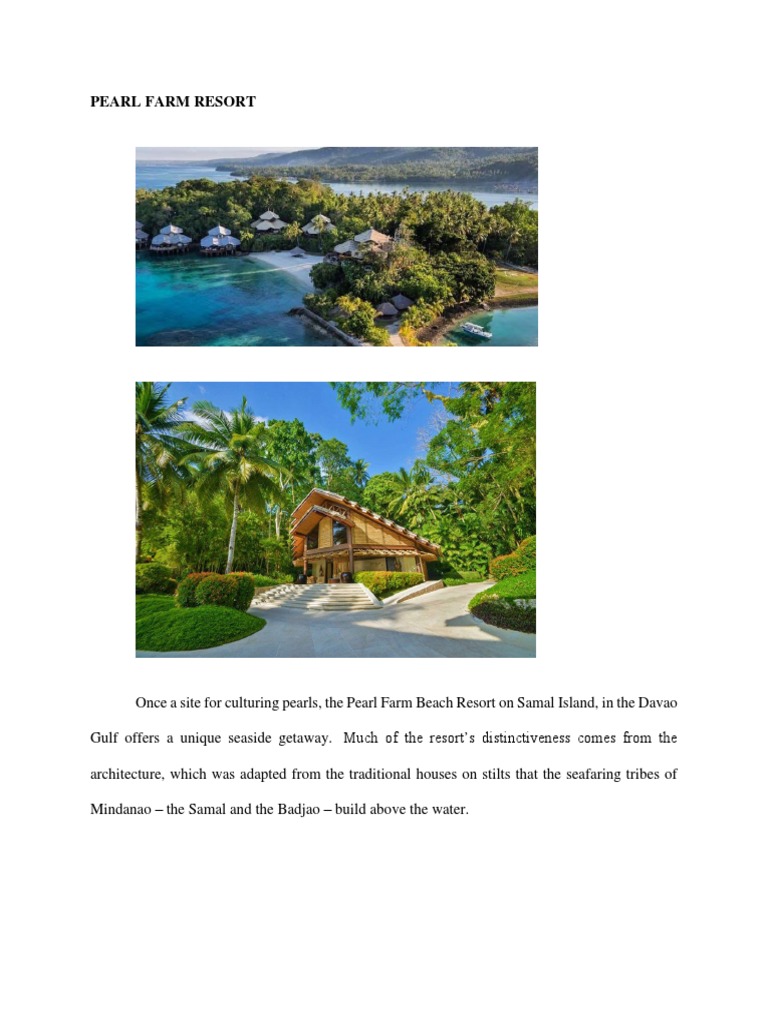 Pearl Farm Beach Resort Architecture | PDF | Home & Garden | Technology ...