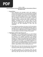 Dep Order NR 54 S. 2009: Revised Guidelines Governing Parents-Teachers ...