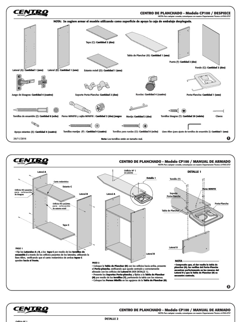 Tutorial - CENTRO DE PLANCHADO PDF | PDF | Tornillo