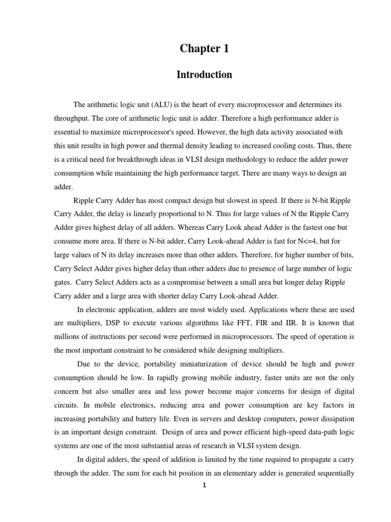 Carry Select Adder Pdf Hardware Description Language Integrated 3486