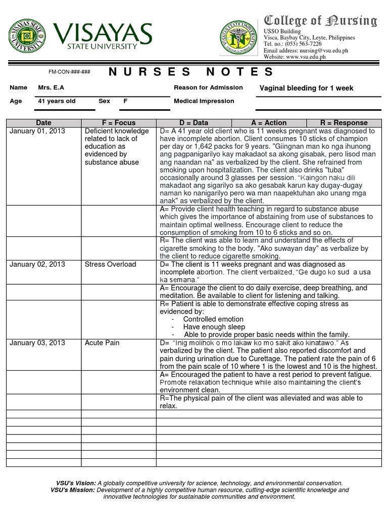 College of Nursing: Nurses Notes | PDF | Medical Specialties | Medicine