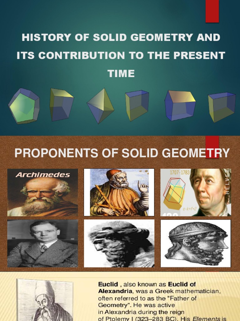 History of Solid Geometry | PDF | Tetrahedron | Vertex (Geometry)