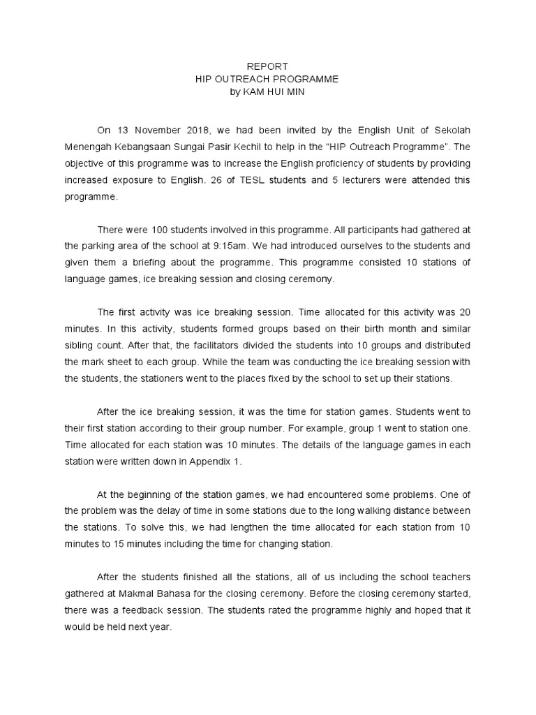 HIP Report | PDF | Learning | Behavior Modification