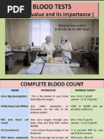 Blood Count Tracker | PDF | Chart | Spreadsheet
