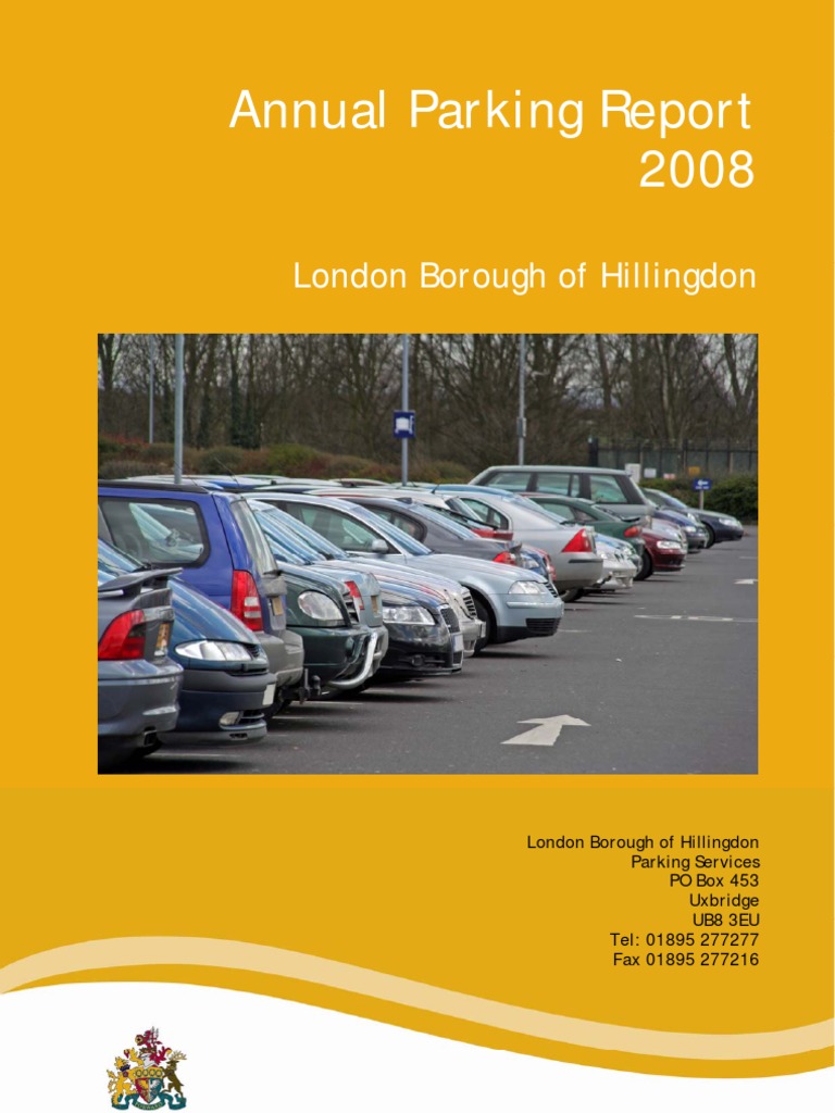 LB Hillingdon Annual Parking Report - LBH 2008 | PDF | Parking Lot ...