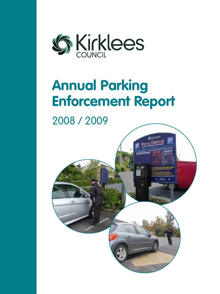 Annual Parking Enforcement Report | PDF | Parking | Parking Lot
