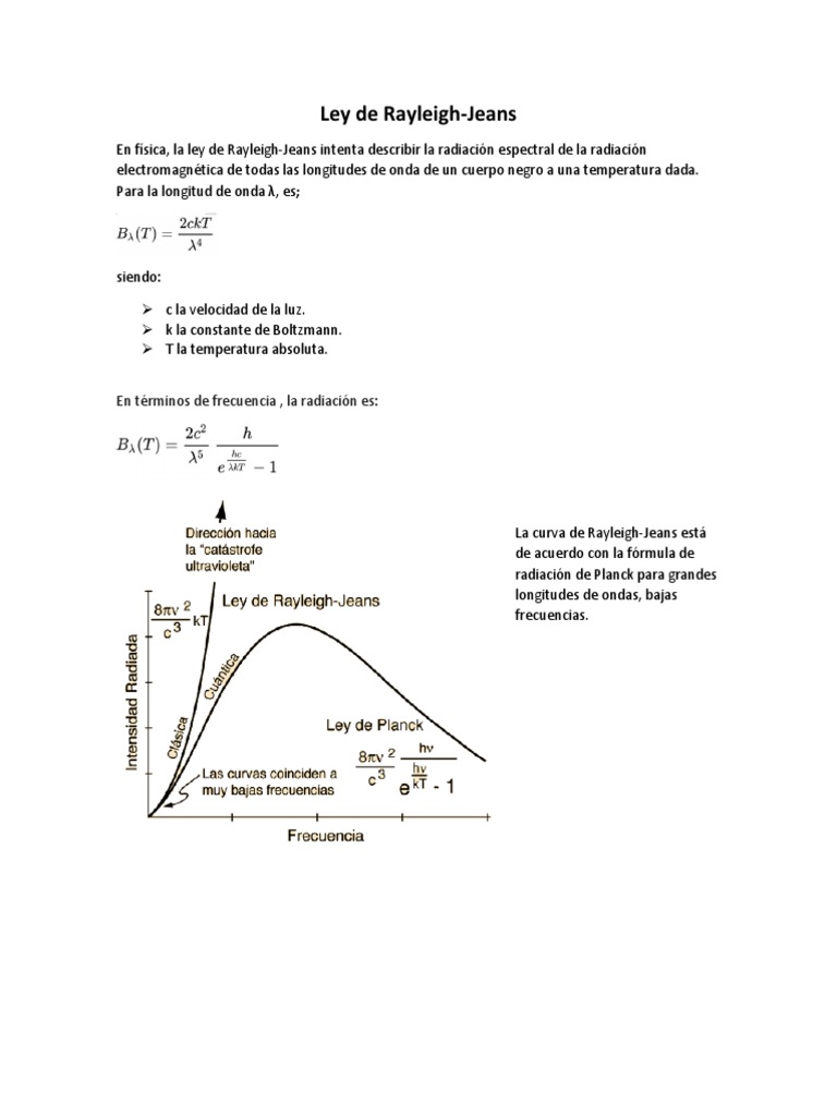 Ley de Rayleigh | PDF