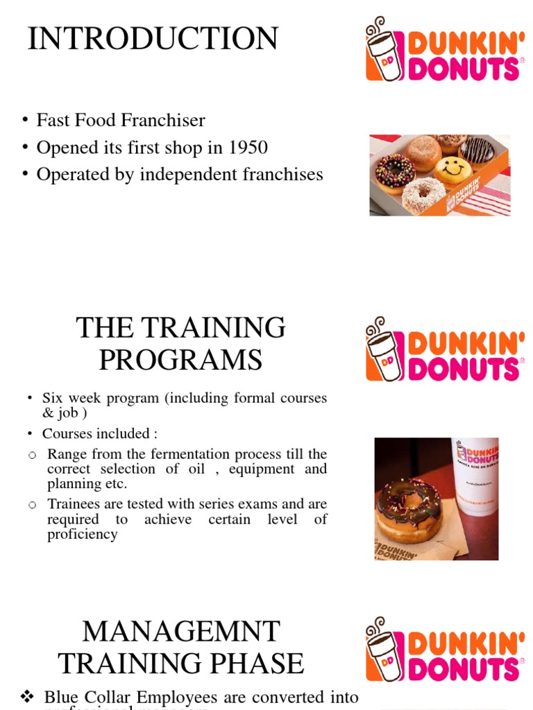 Dunkin Donuts Case | PDF | Franchising | Retail