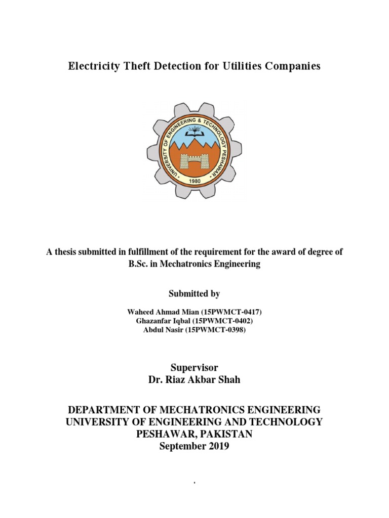 Electricity Theft Detection For Utilities Companies | PDF | Liquid ...