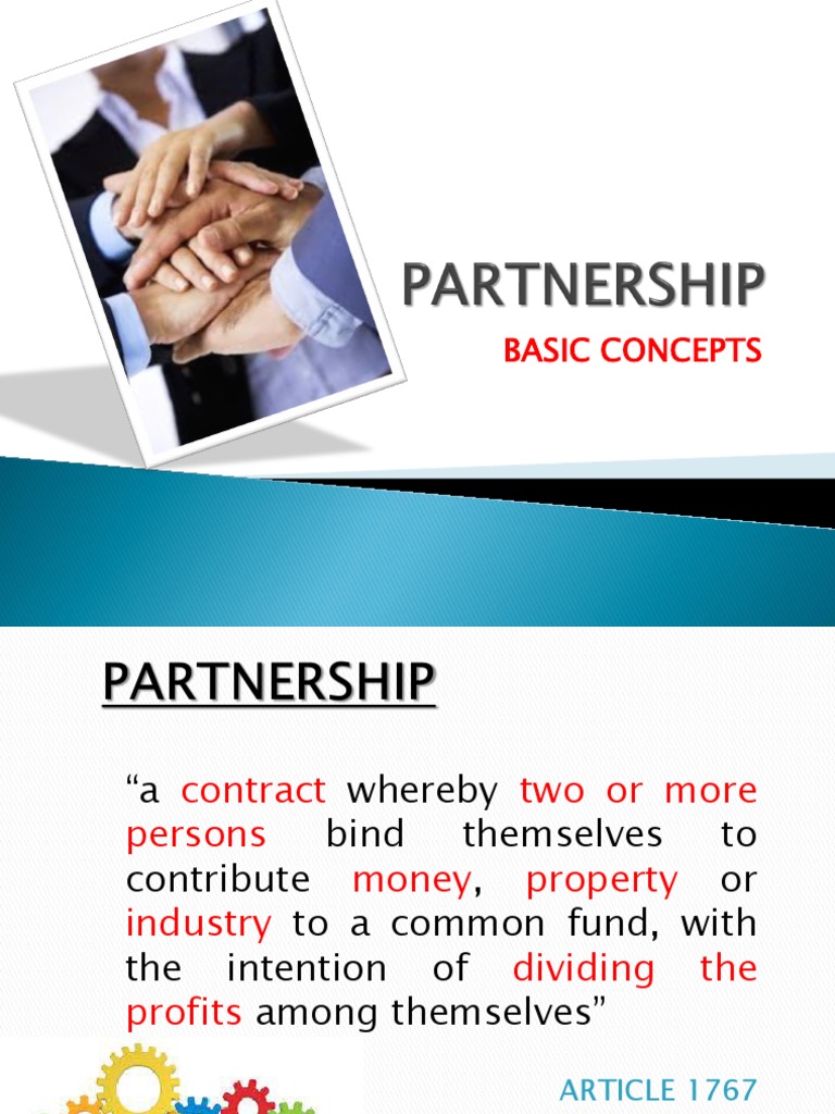 Partnership Basics in Philippine Law | PDF | Partnership | Limited ...