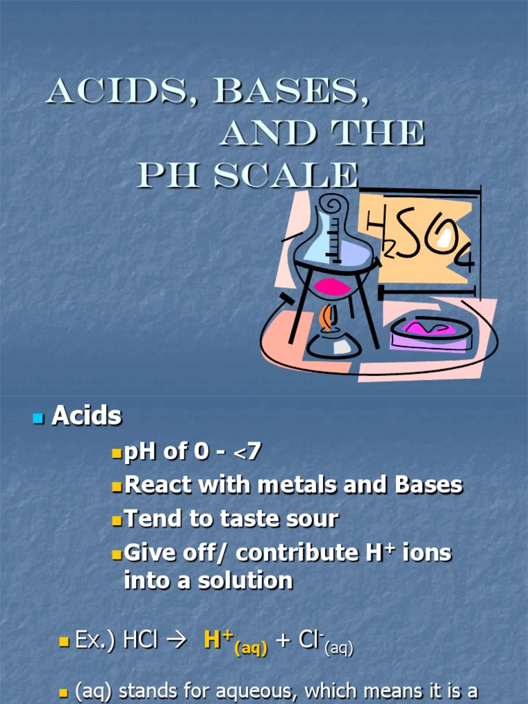 Acids Bases and The PH Scale | PDF | Cooking, Food & Wine