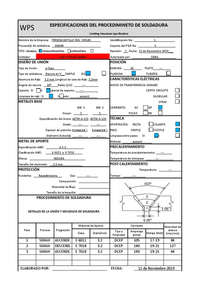 Evidencia 3 Formato Wps | PDF | Soldadura | Construcción