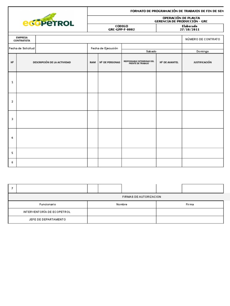 Formato Autorización de Ingreso Contratistas SAMORE | PDF | Gobierno