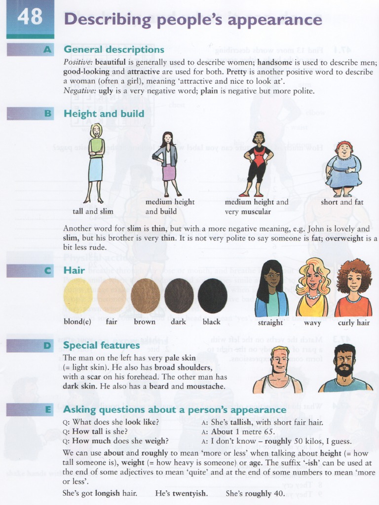 Describing People's Appearance 1 | PDF