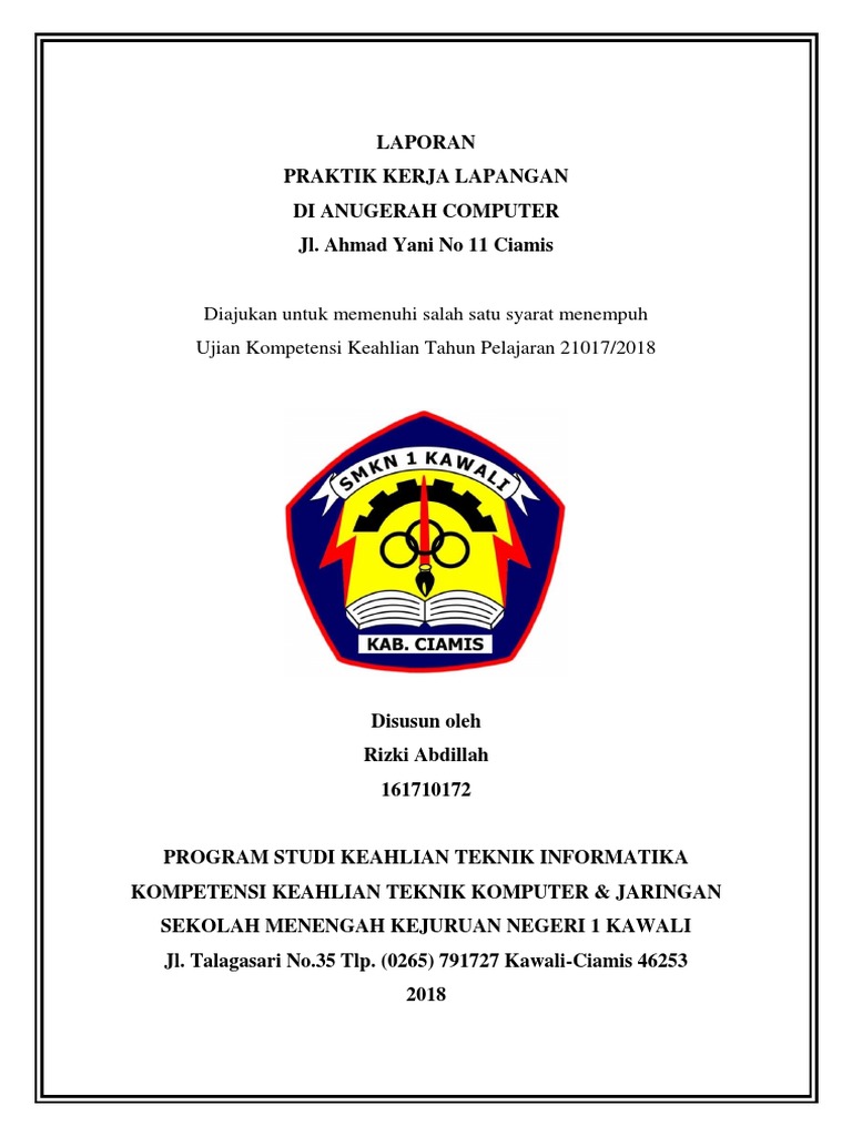 Laporan Jadi - Rizki Abdillah | PDF