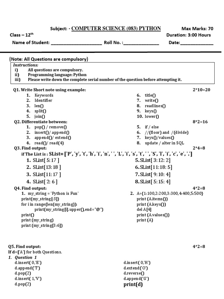 Slist : Instructions | PDF | String (Computer Science) | Computing