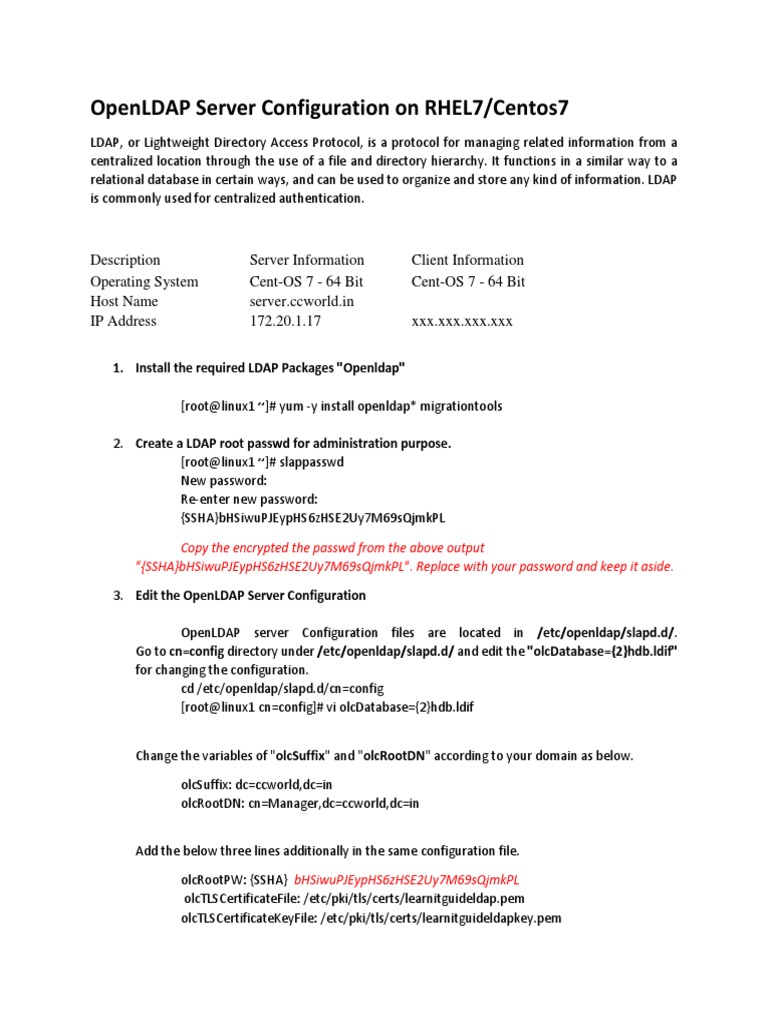 LDAP | PDF | Application Layer Protocols | Communications Protocols
