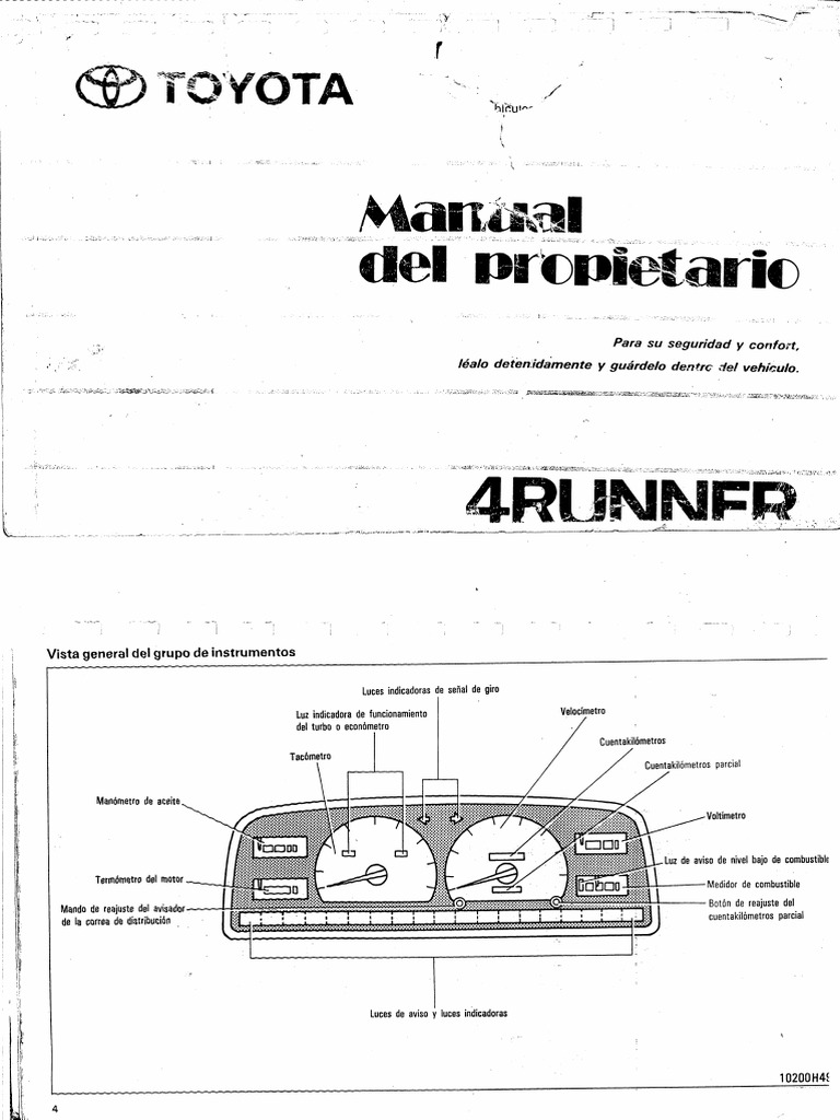 Manual Propietario 4runner | PDF