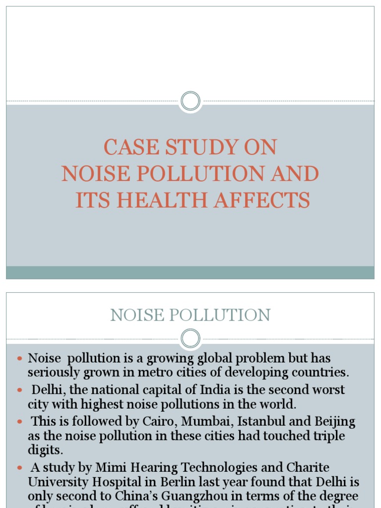 Case Study | PDF | Hearing Loss | Hearing
