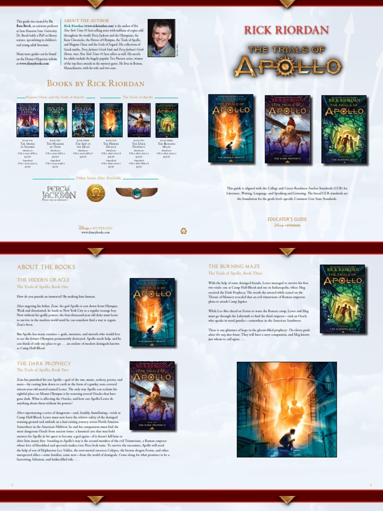 Books by Rick Riordan | PDF | Rick Riordan | Mythology