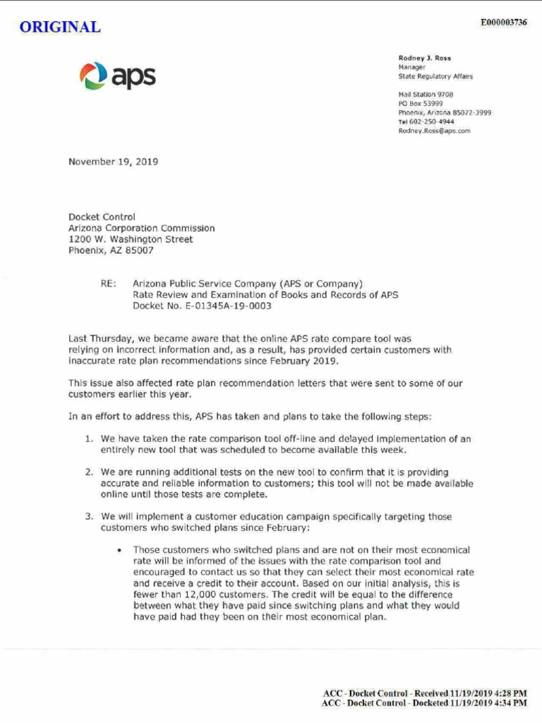 APS Letter | PDF | Business