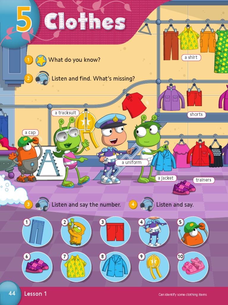 Clothes identification and questions | PDF | Sweater | Sneakers