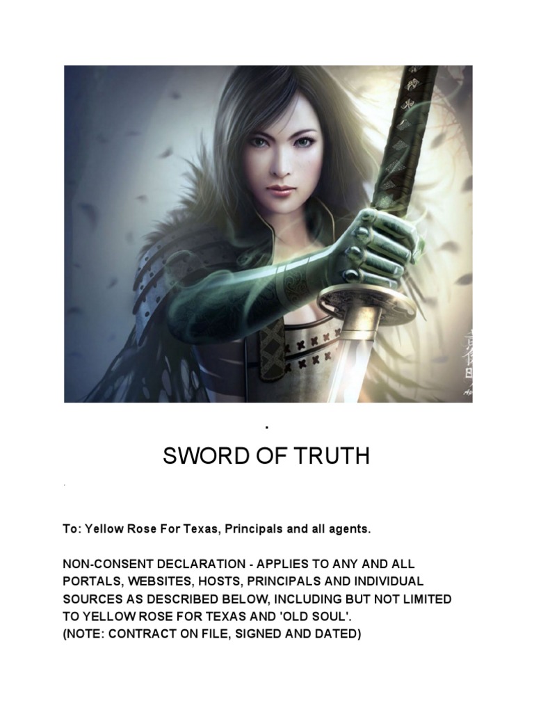 Declaration of Non Consent | Download Free PDF | Consent | Soul