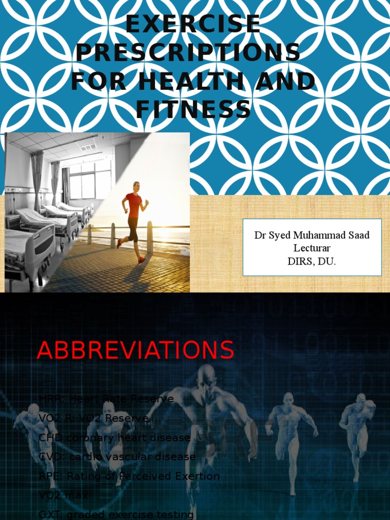 Chapter 16-Exercise Prescriptions For Health and Fitness | PDF ...