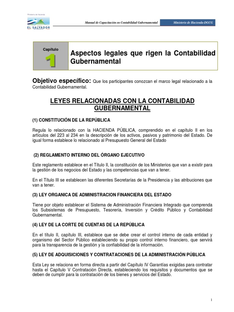 Capacitación Gubernamental PDF | PDF | Contabilidad | Administración Pública