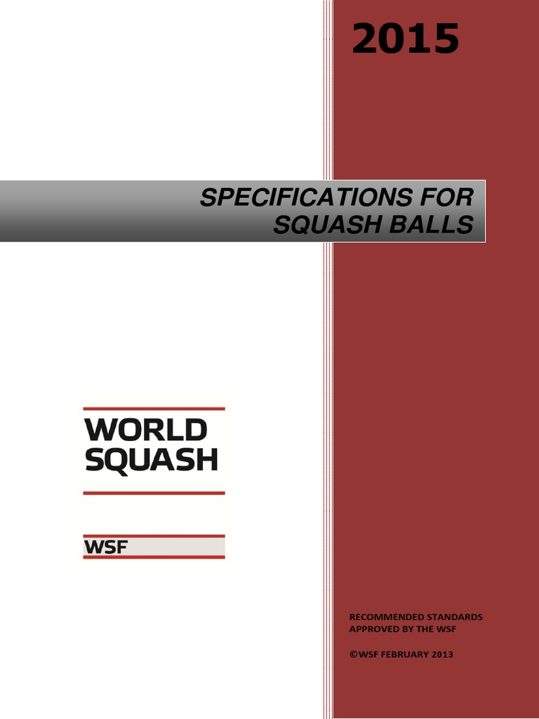 Ball Specifications 2015 | PDF | Sports | Leisure