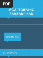 Teoryang Bayograpikal | PDF