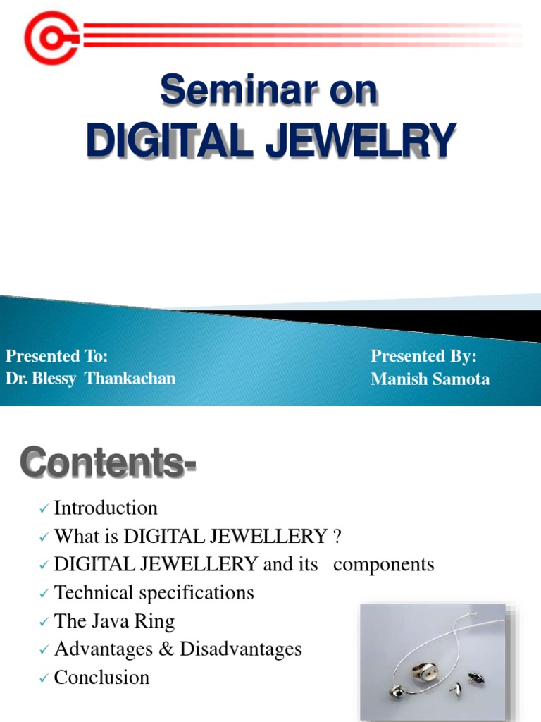 Digital Jewelry: Future of Wearable Tech | PDF | Jewellery | Telephone