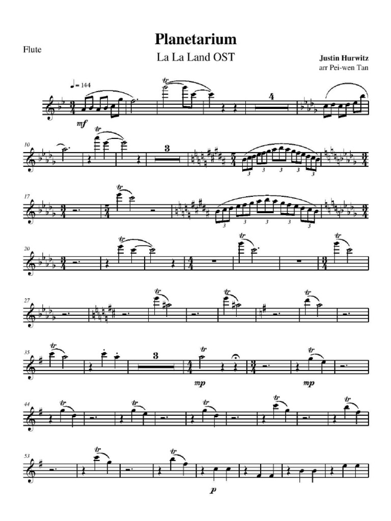 Lala Land | PDF | Compositions For Symphony Orchestra | Compositions ...