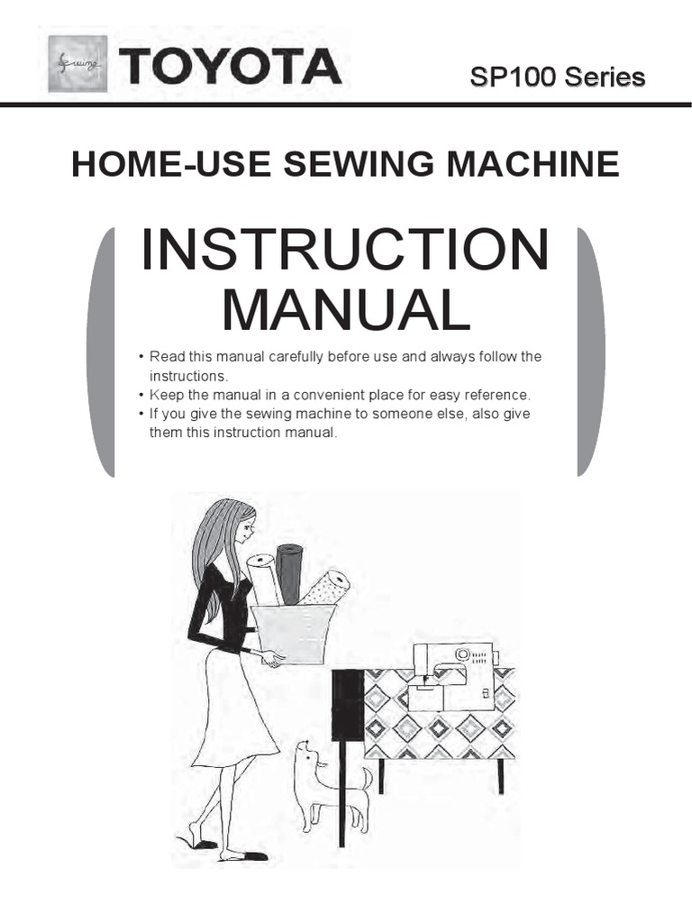 Instruction Manual: Home-Use Sewing Machine | PDF | Sewing Machine | Sewing