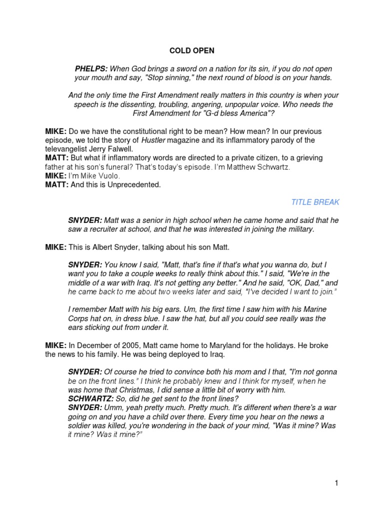 Unprecedented E4 - Middle Finger To God | PDF | First Amendment To The ...