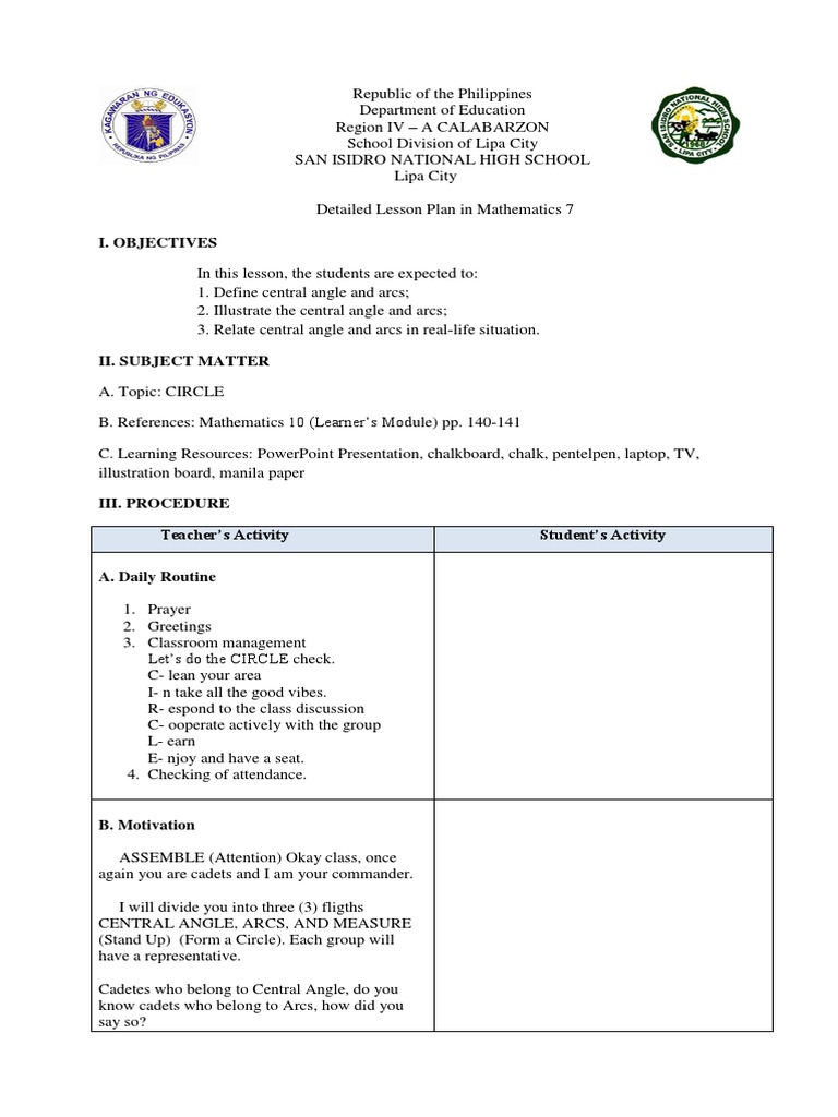Circle Pdf Circle Angle