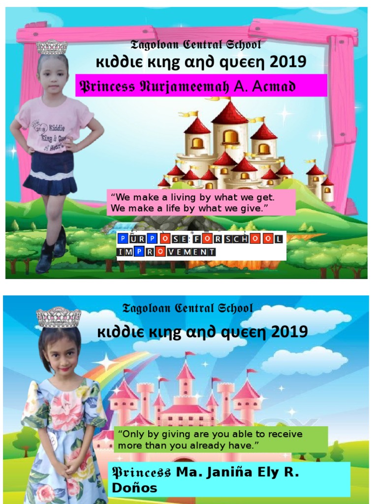 Kiddie King and Queen | PDF