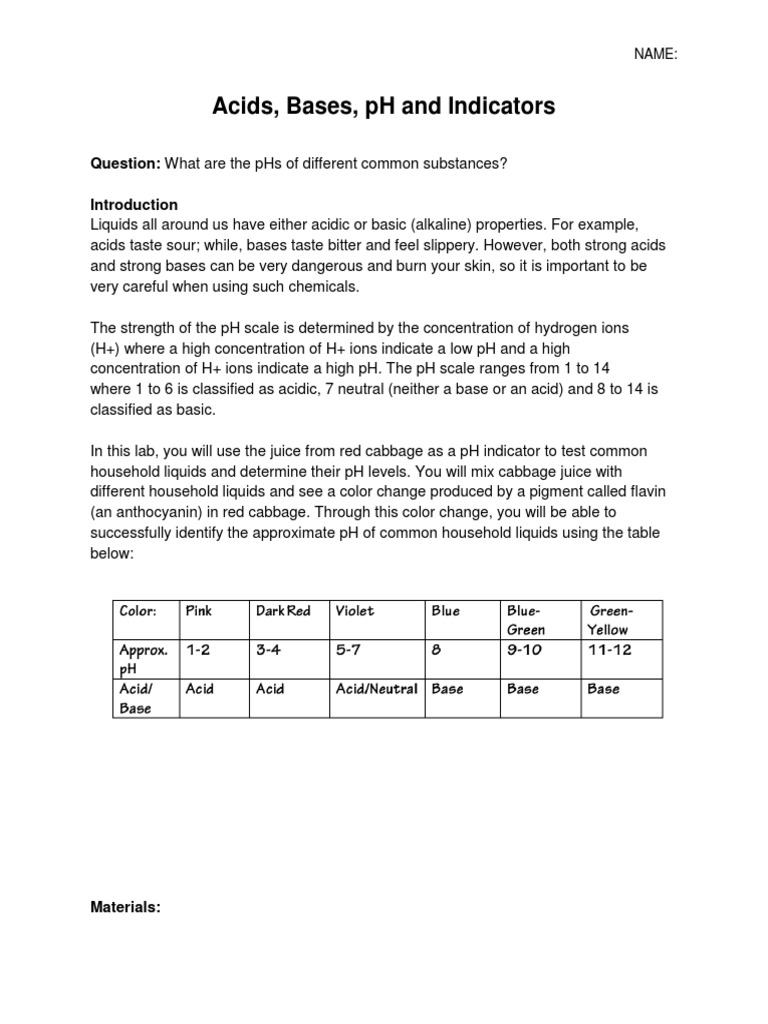 Purple Daisies as pH Indicators | PDF | Ph | Acid