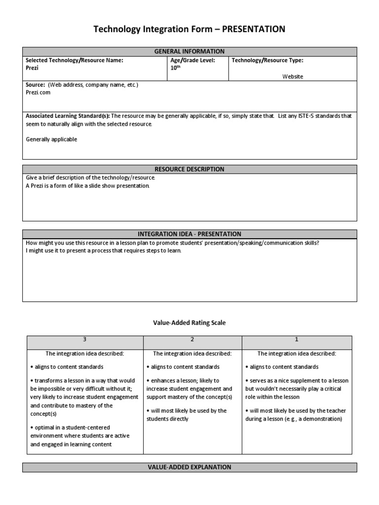 Technology Integration Presentation | PDF | Learning | Cognition
