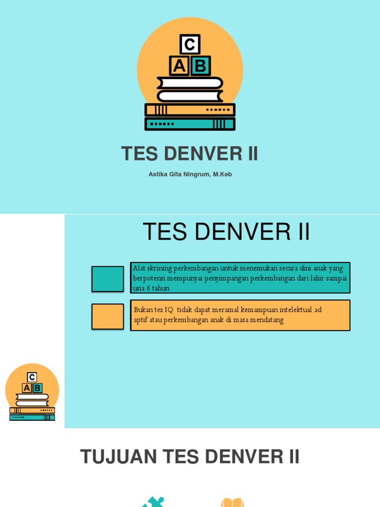 Penilaian Perkembangan Anak Denver II | PDF | Karier & Perkembangan ...