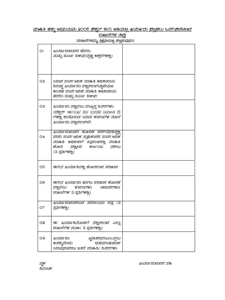 Appeal Rti | PDF