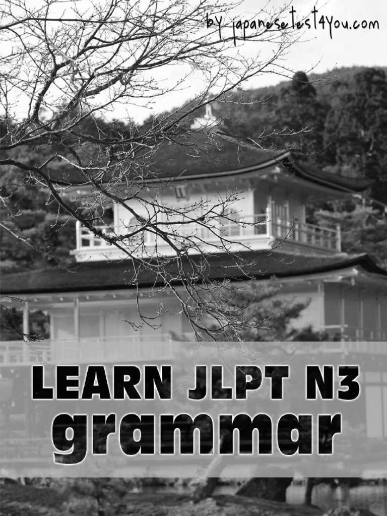 (JTest4U) Learn JLPT N3 Grammar Preview PDF | PDF