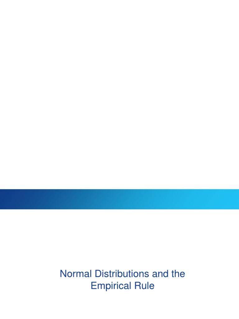 Normal Distribution | PDF | Normal Distribution | Mean