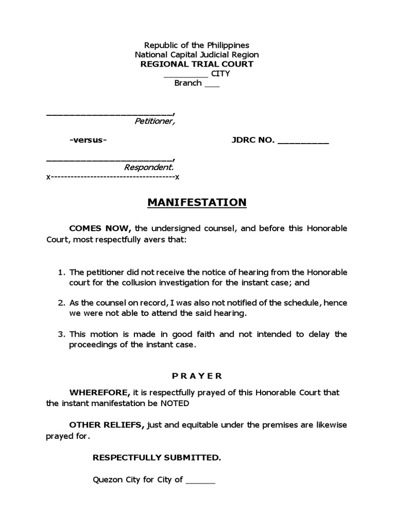 Manifestation | PDF