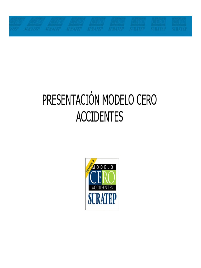 Modelo Cero Accidentes | PDF