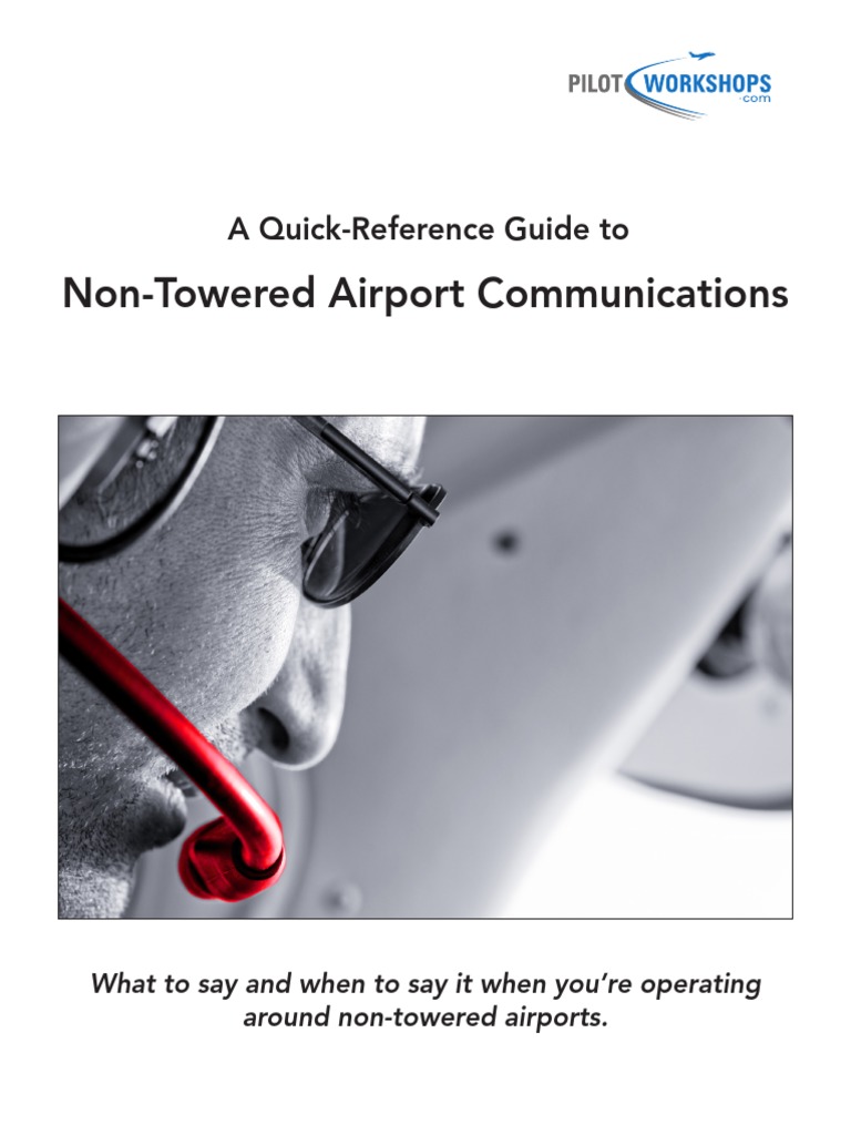 Non-Towered Airport Comms PDF | PDF | Air Traffic Control | Airport