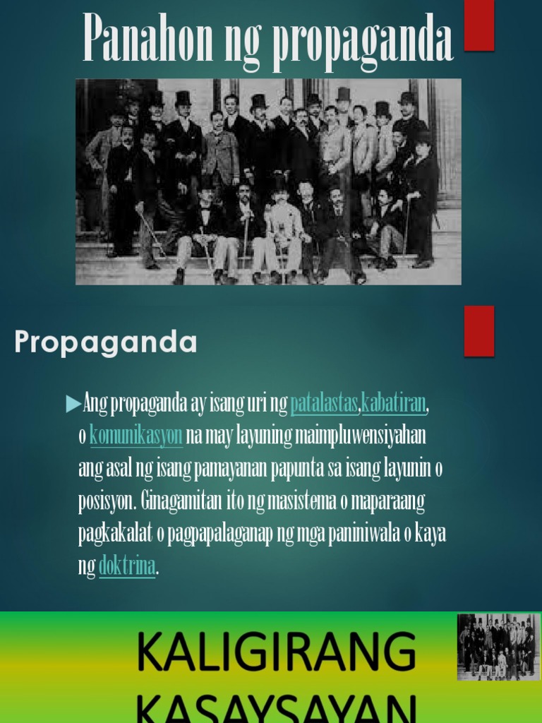 Panahon NG Propaganda | PDF