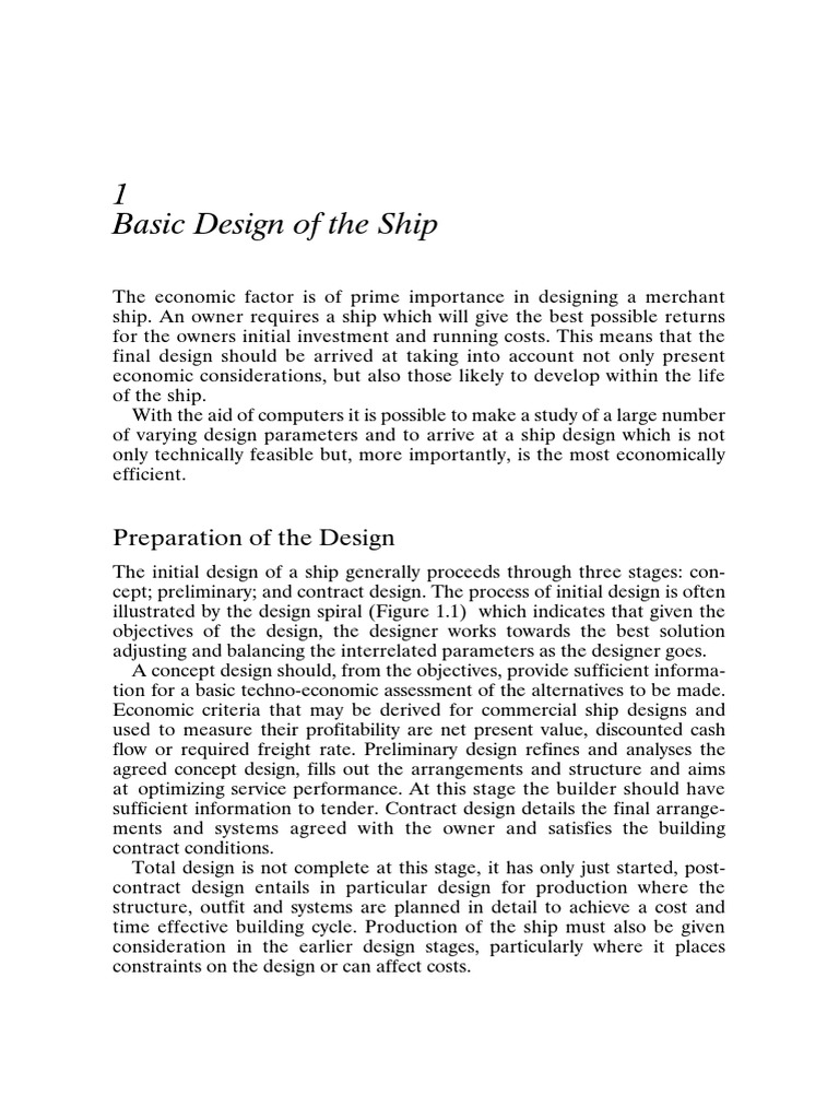 Basic Ship Design | Download Free PDF | Ships | Hull (Watercraft)