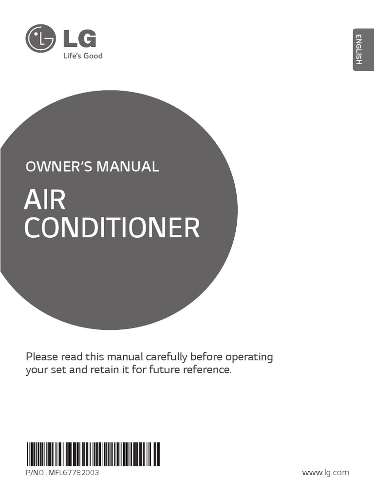 Owner's Manual and Safety Instructions for LG Air Conditioner | PDF ...